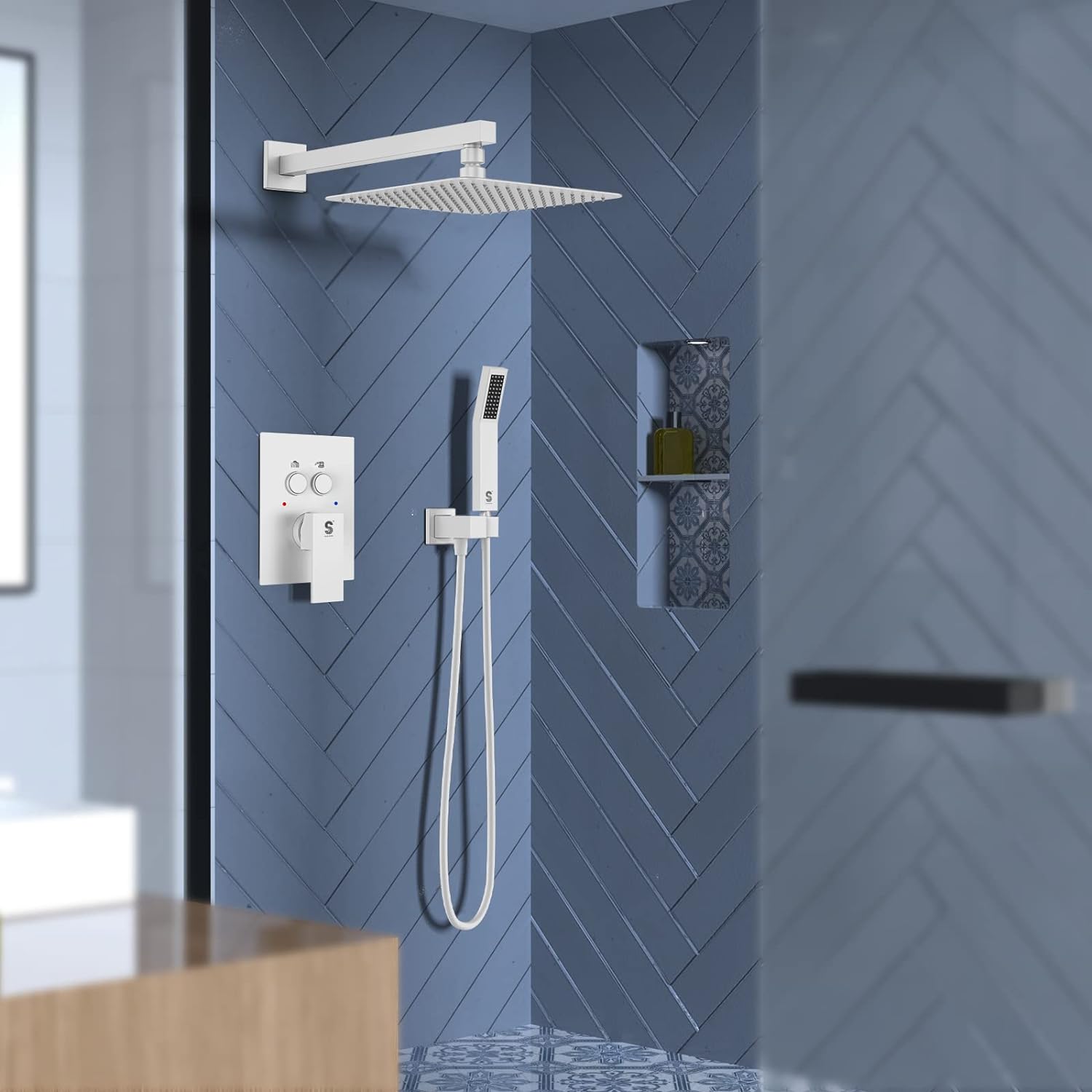 Shower Panel System Push Button 10 Inch – SR SUNRISE
